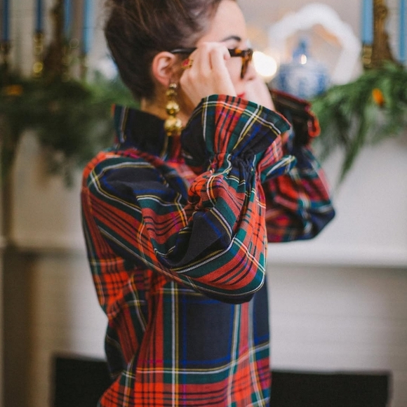 Elizabeth Wilson | Tops | Elizabeth Wilson Plaid Shirt | Poshmark